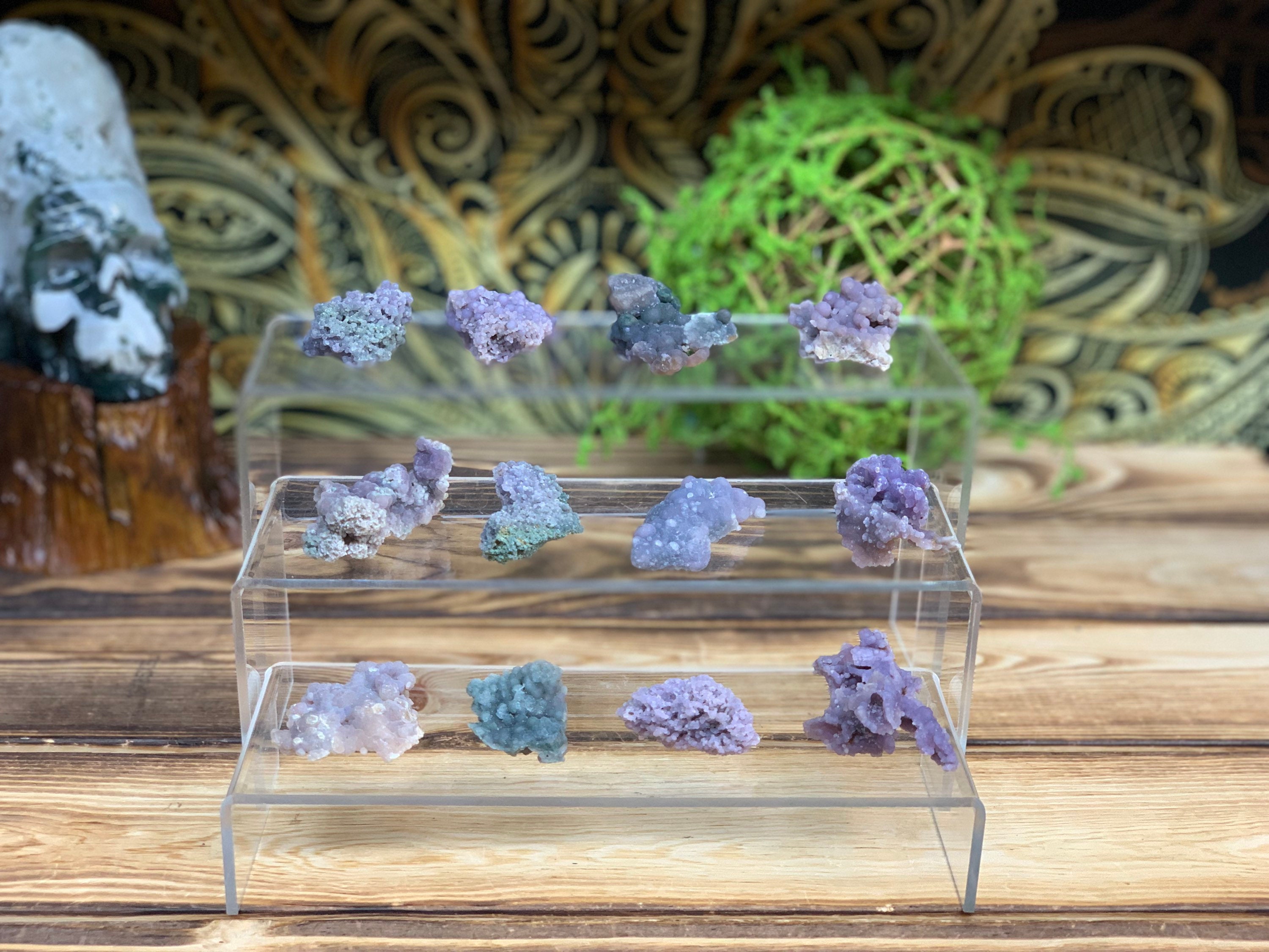 Rare Grape Agate Freeform Tiny but Mighty Clusters of Grapes in Many ...
