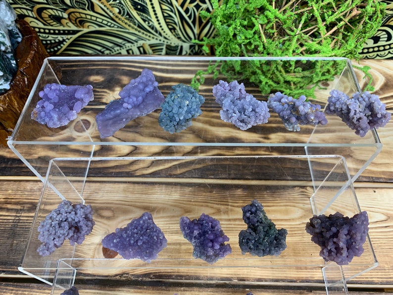 Rare Grape Agate Freeform Tiny but Mighty Clusters of Grapes in Many ...