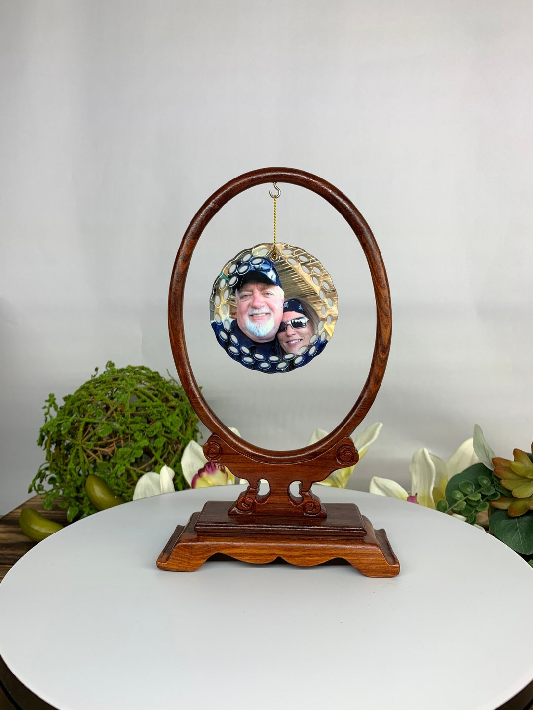 Rosewood Hand Carved Wooden Ornament Amulet Decoration Hanger, Holder ...