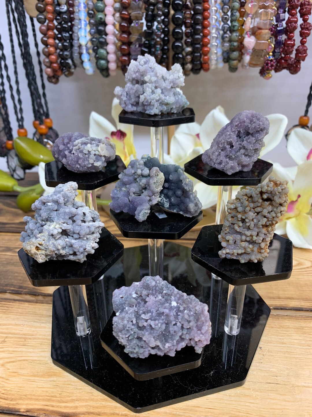 Multicolor Grape Agate Freeform Nice Clusters of Grapes in Many Colors ...