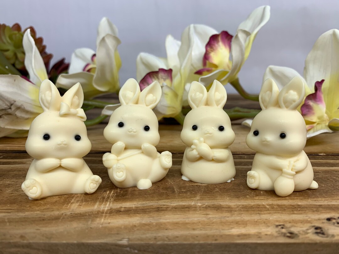 Beautiful Rabbits Carved Out of Natural Tagua Nut Sweet Vibe Great ...