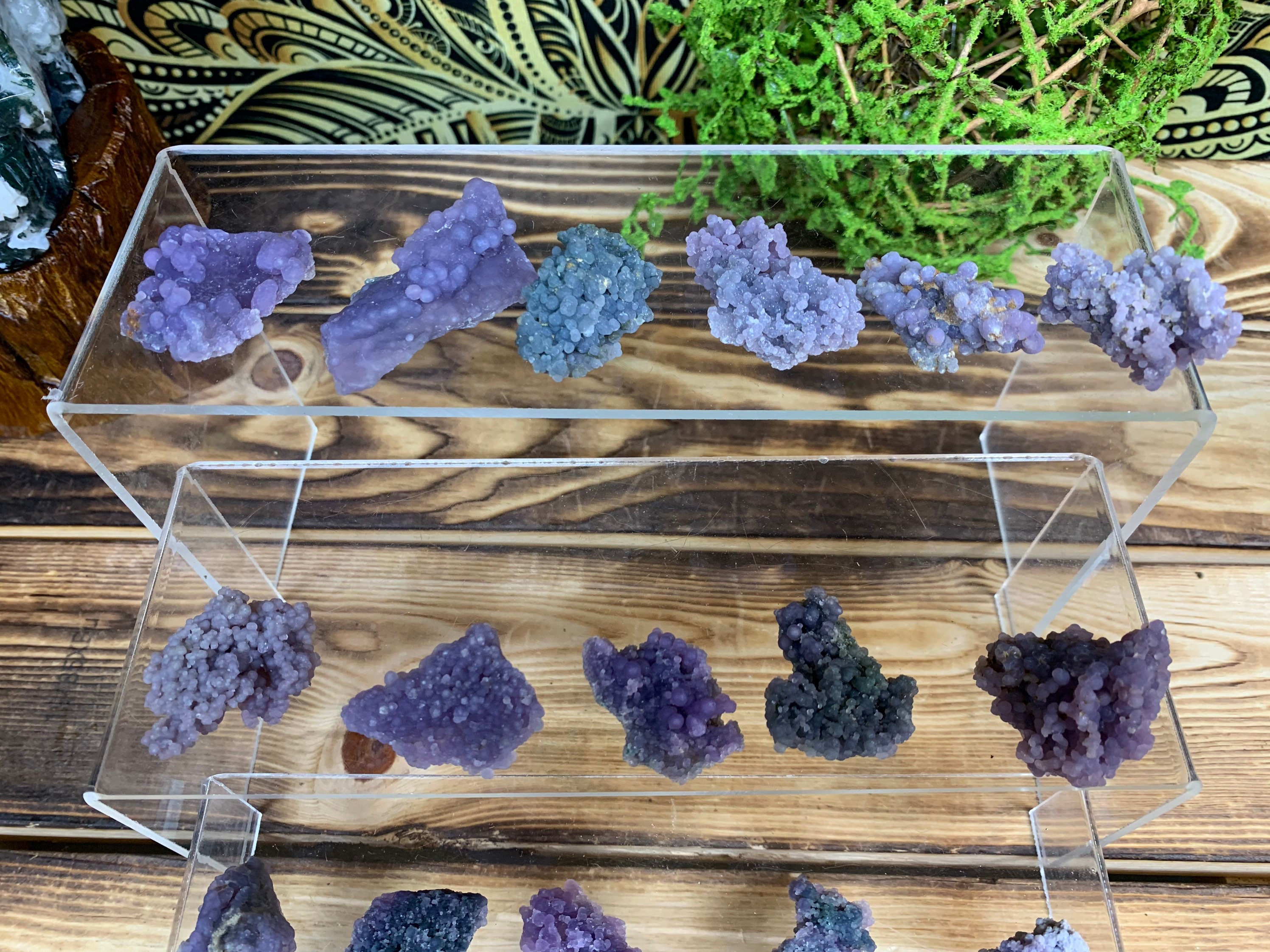 Rare Grape Agate Freeform Tiny but Mighty Clusters of Grapes in Many ...