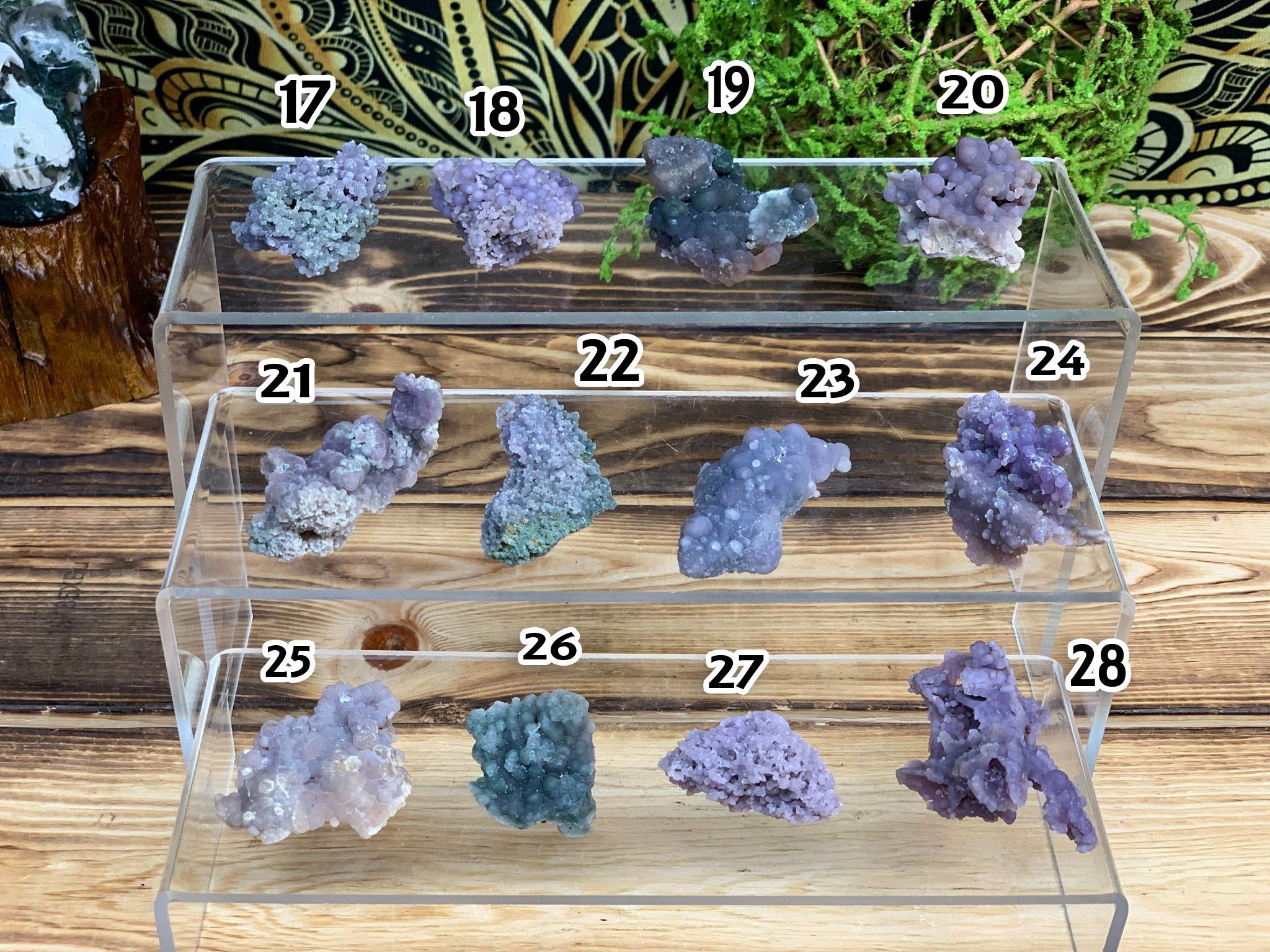 Rare Grape Agate Freeform Tiny but Mighty Clusters of Grapes in Many ...