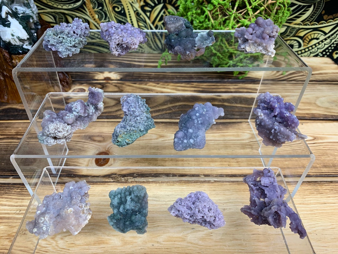 Rare Grape Agate Freeform Tiny but Mighty Clusters of Grapes in Many ...