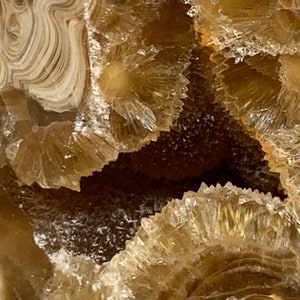 Chocolate Calcite Crystal Tower Endless Swirls of Chocolate and Cream ...