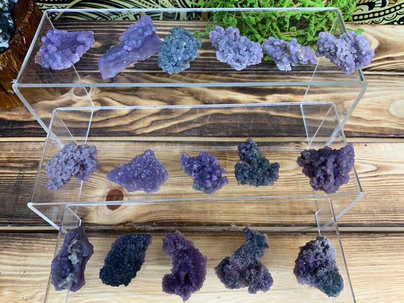 Rare Grape Agate Freeform Tiny but Mighty Clusters of Grapes in Many ...