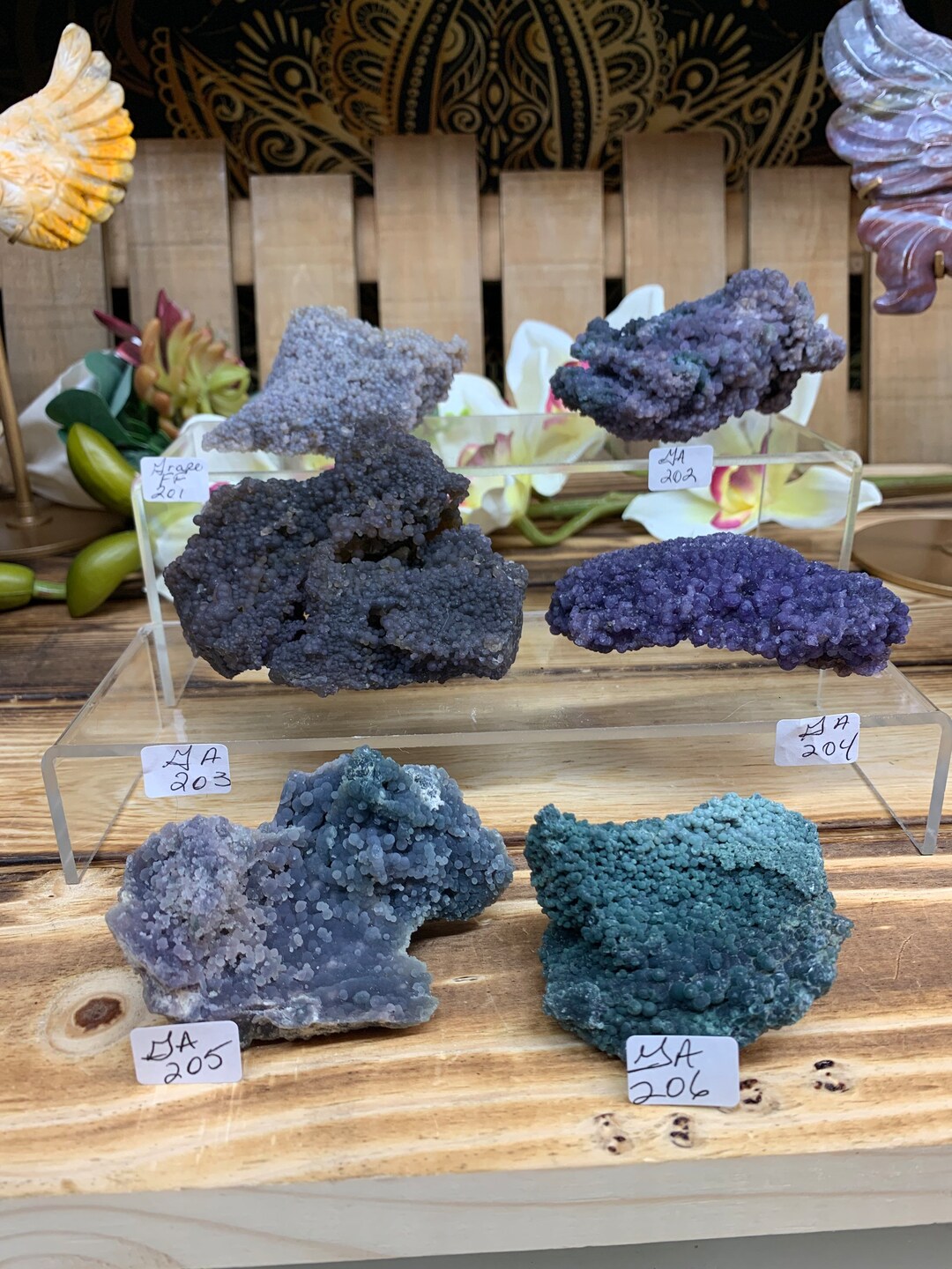 Rare Grape Agate Freeform in Beautiful Clusters of Grapes in Many ...