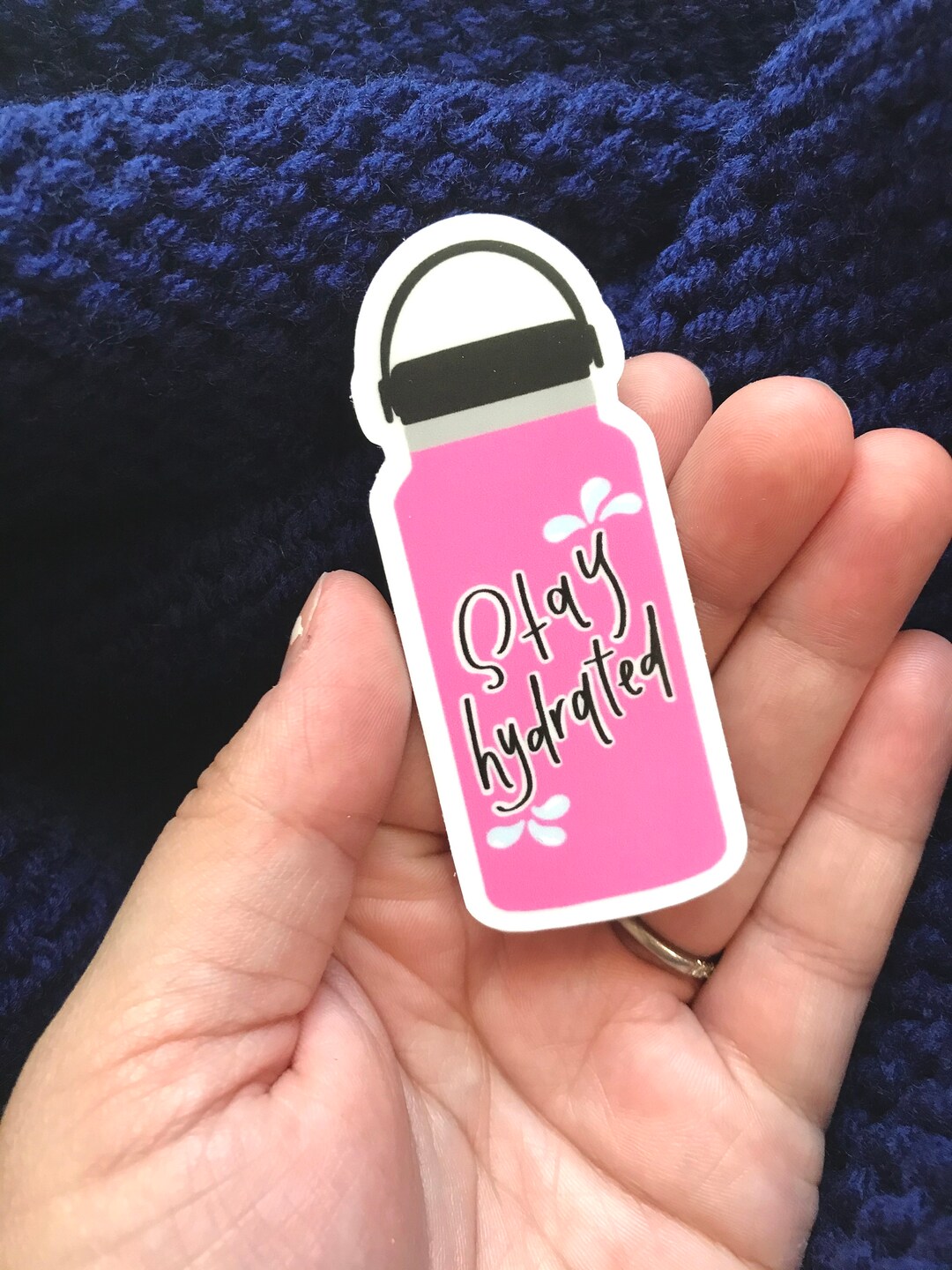 Stay Hydrated Water Bottle Sticker - Etsy