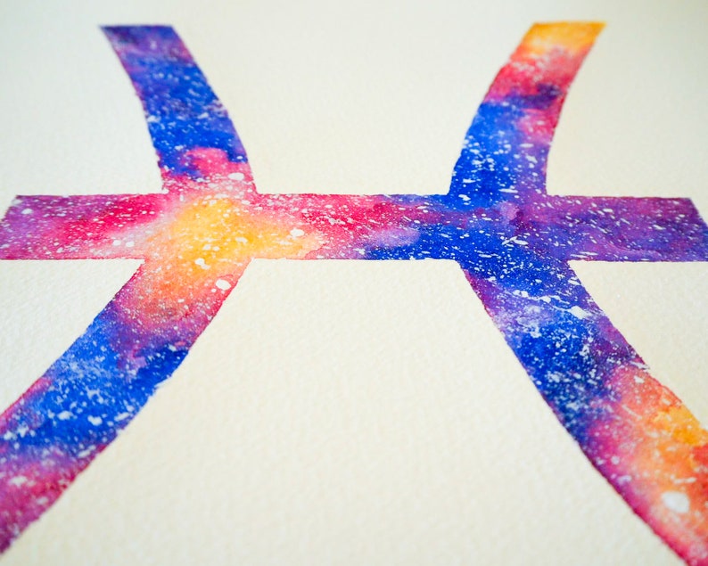 Pisces Zodiac Sign, Pisces Horoscope Art, Astrology Art, Space Art ...