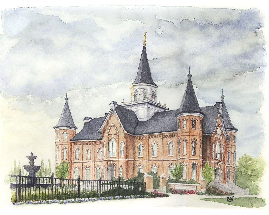 Provo City Center Temple, Provo Temple, Lds Temple Art, Lds Art, Castle ...