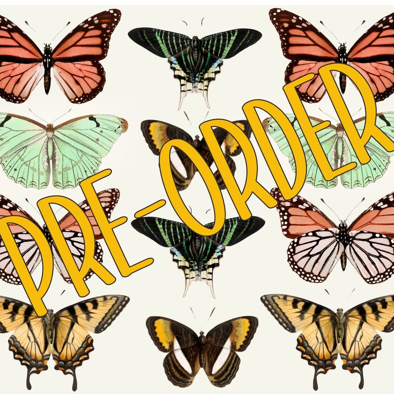 Butterfly Print Necktie - Etsy