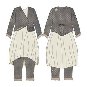 SIDE SHOW Jacket PDF Sewing Pattern Size Inclusive - Etsy