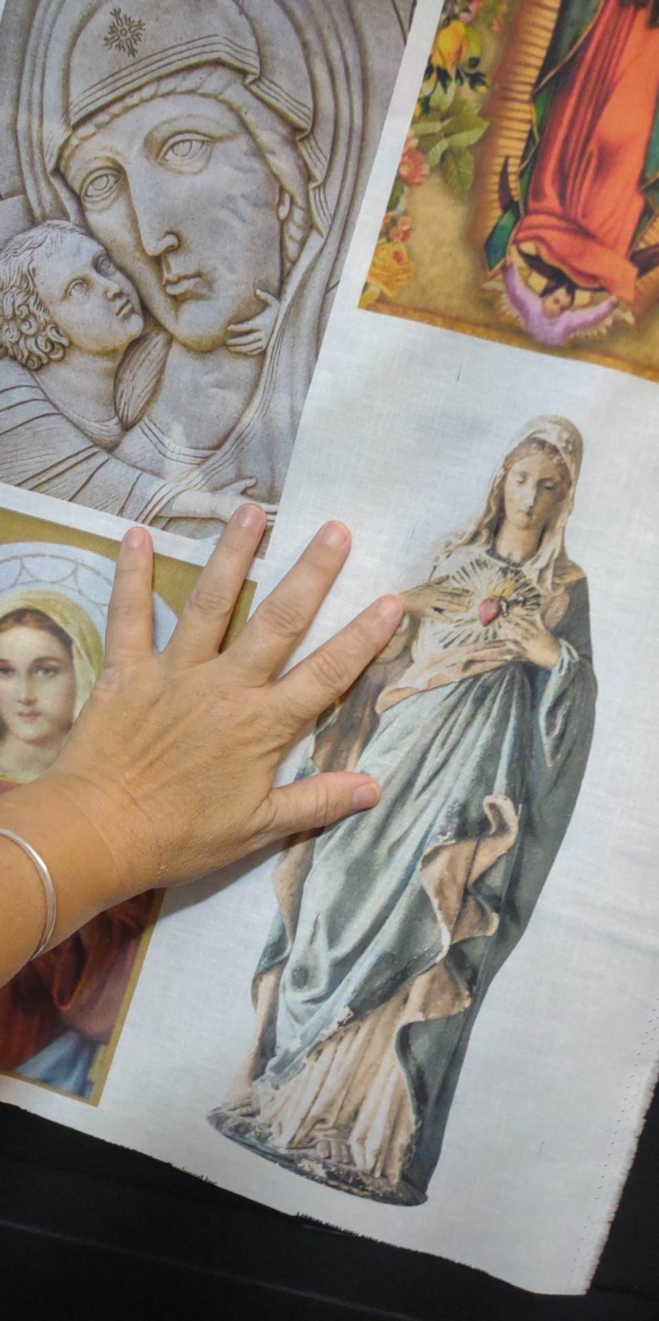 PRE-ORDER JUMBO Religious Icons Applique Print Free U S - Etsy