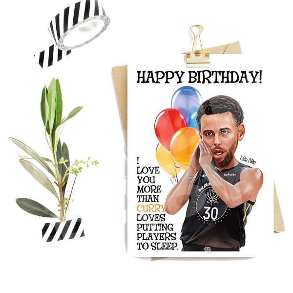 Golden Birthday Card - Etsy