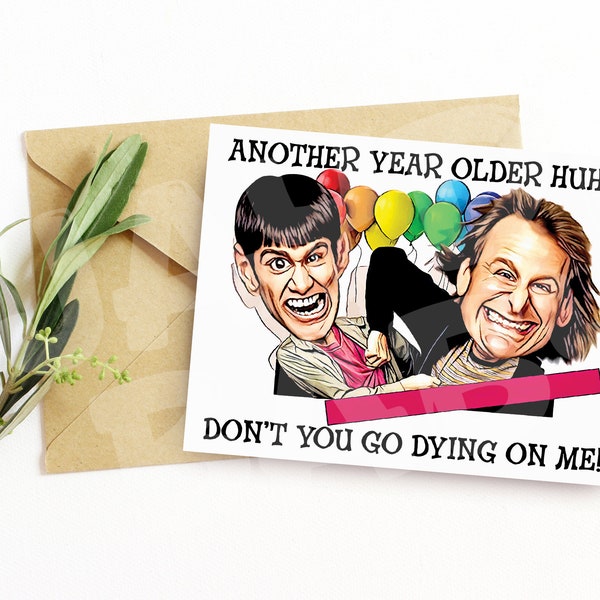 Dumb and Dumber Birthday Cards - Etsy