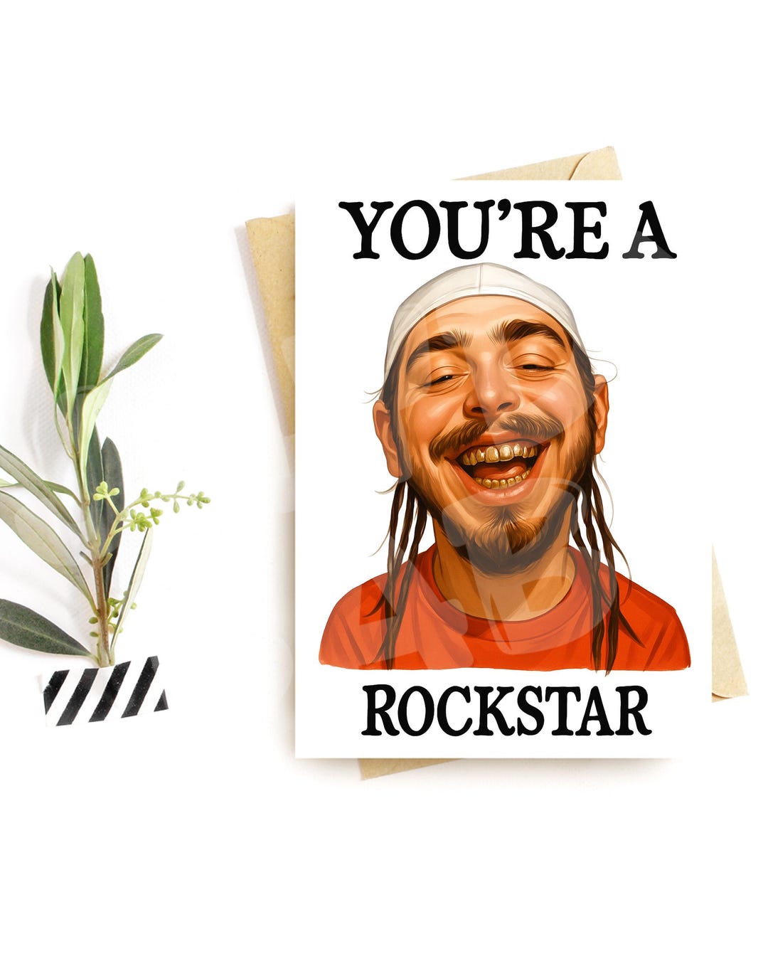 Funny Rockstar Birthday Card – Hilarious Music Parody – You’re a ...