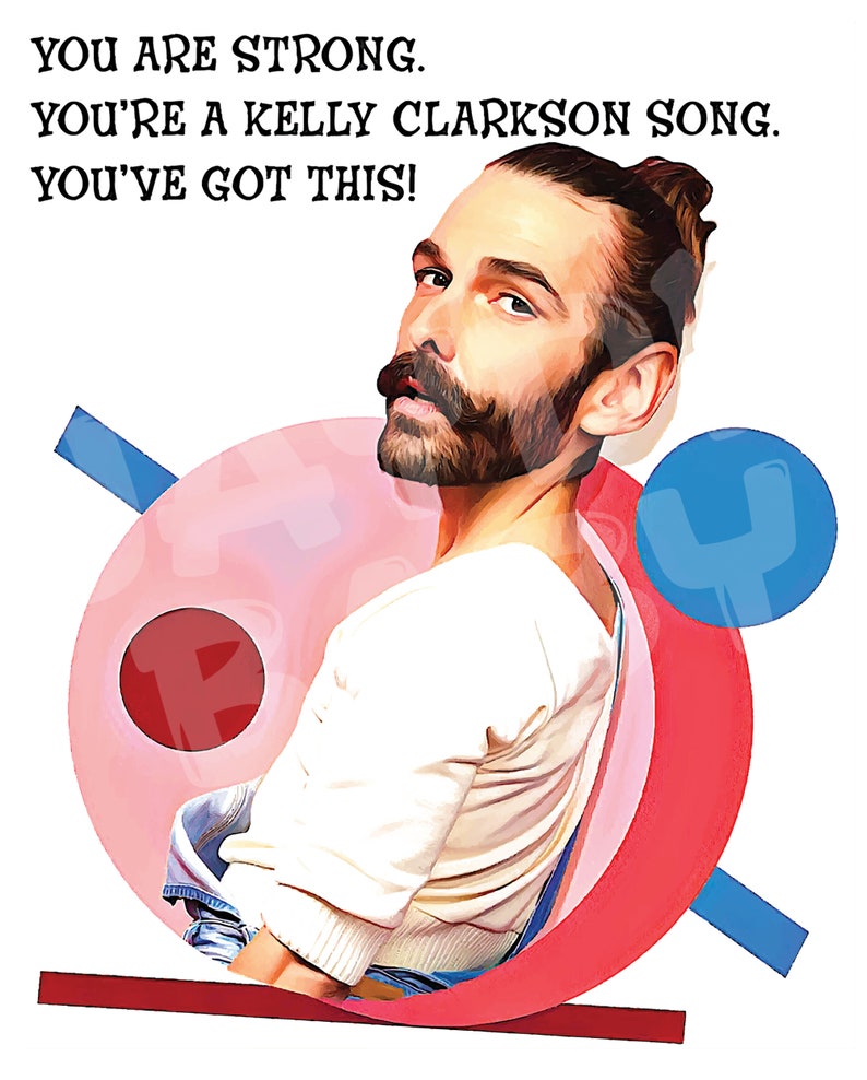 Cute Queer Show Card Jonathan Card You Are Strong Greeting - Etsy