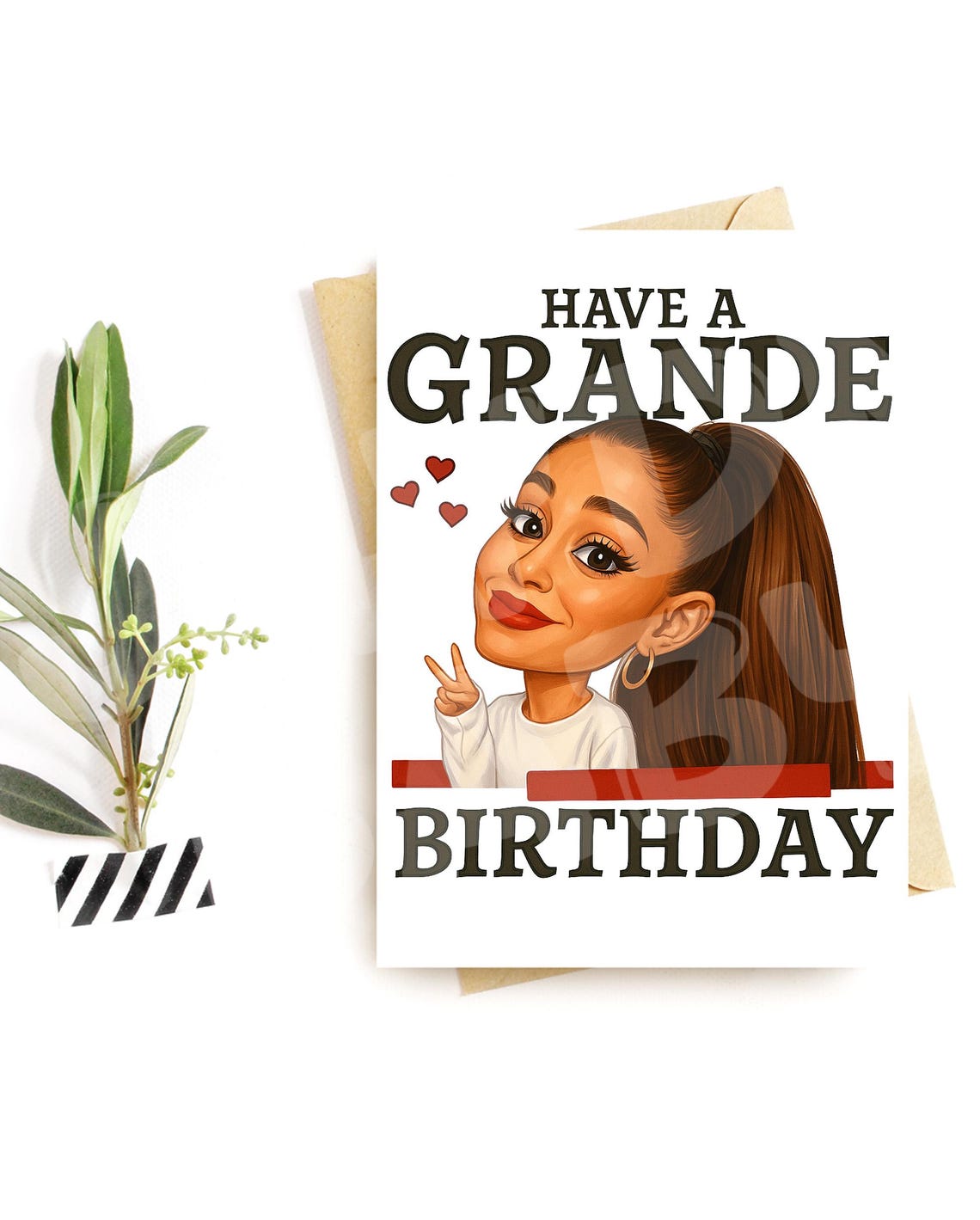 Funny Pop Star Birthday Card – Grande Diva Parody - Etsy