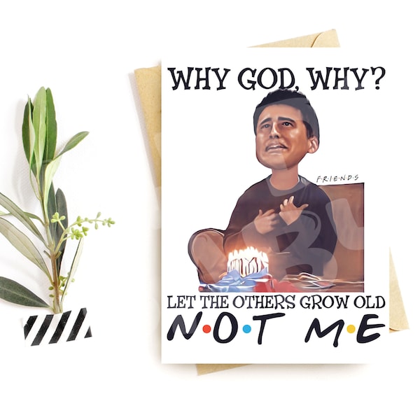 Why God Why Friends Birthday Card - Etsy