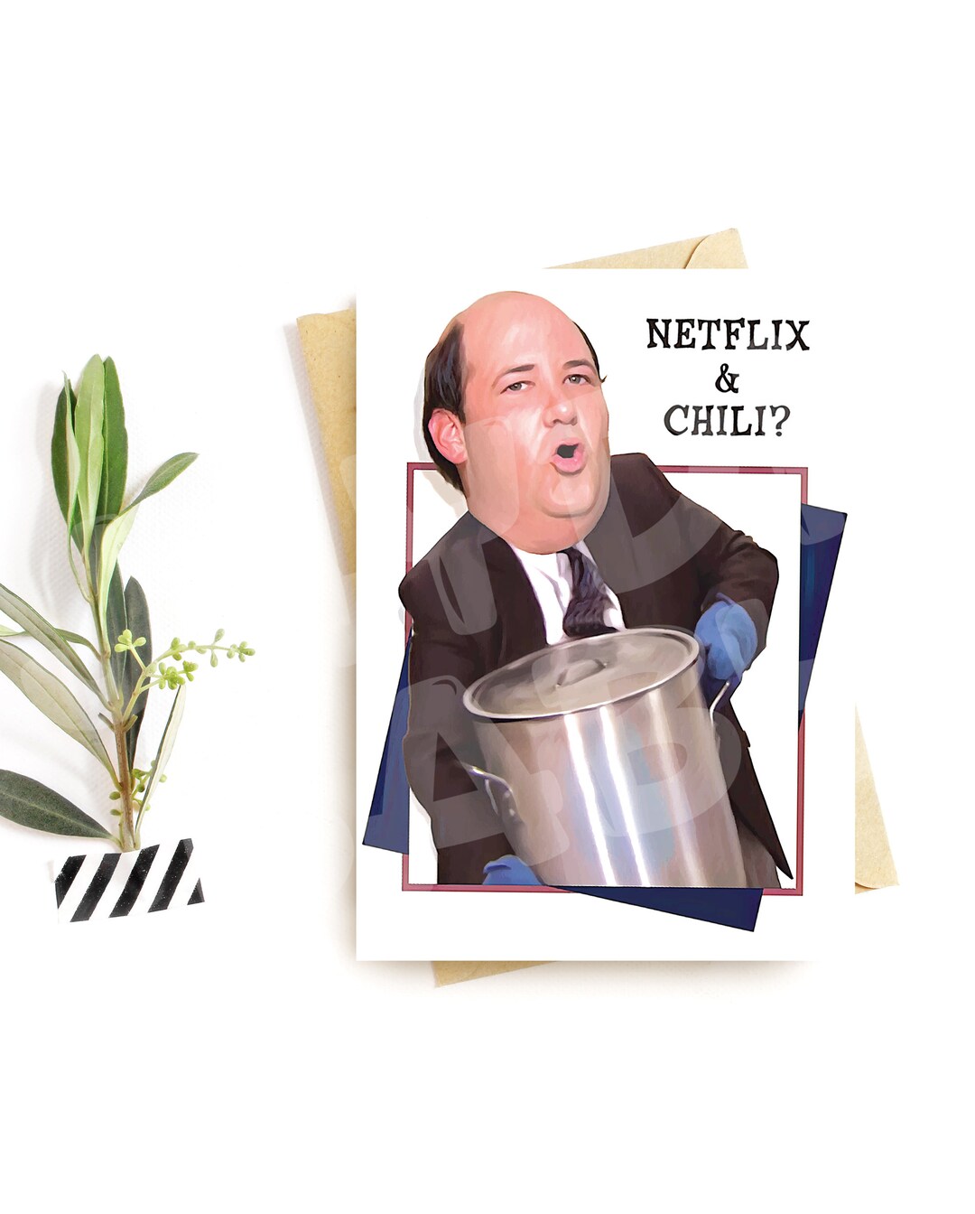 Funny Kevin's Chili Birthday Card Office Greeting Card - Etsy