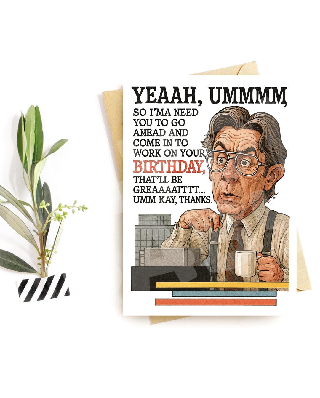Funny Boss Birthday Card – Annoying Office Humor - Etsy
