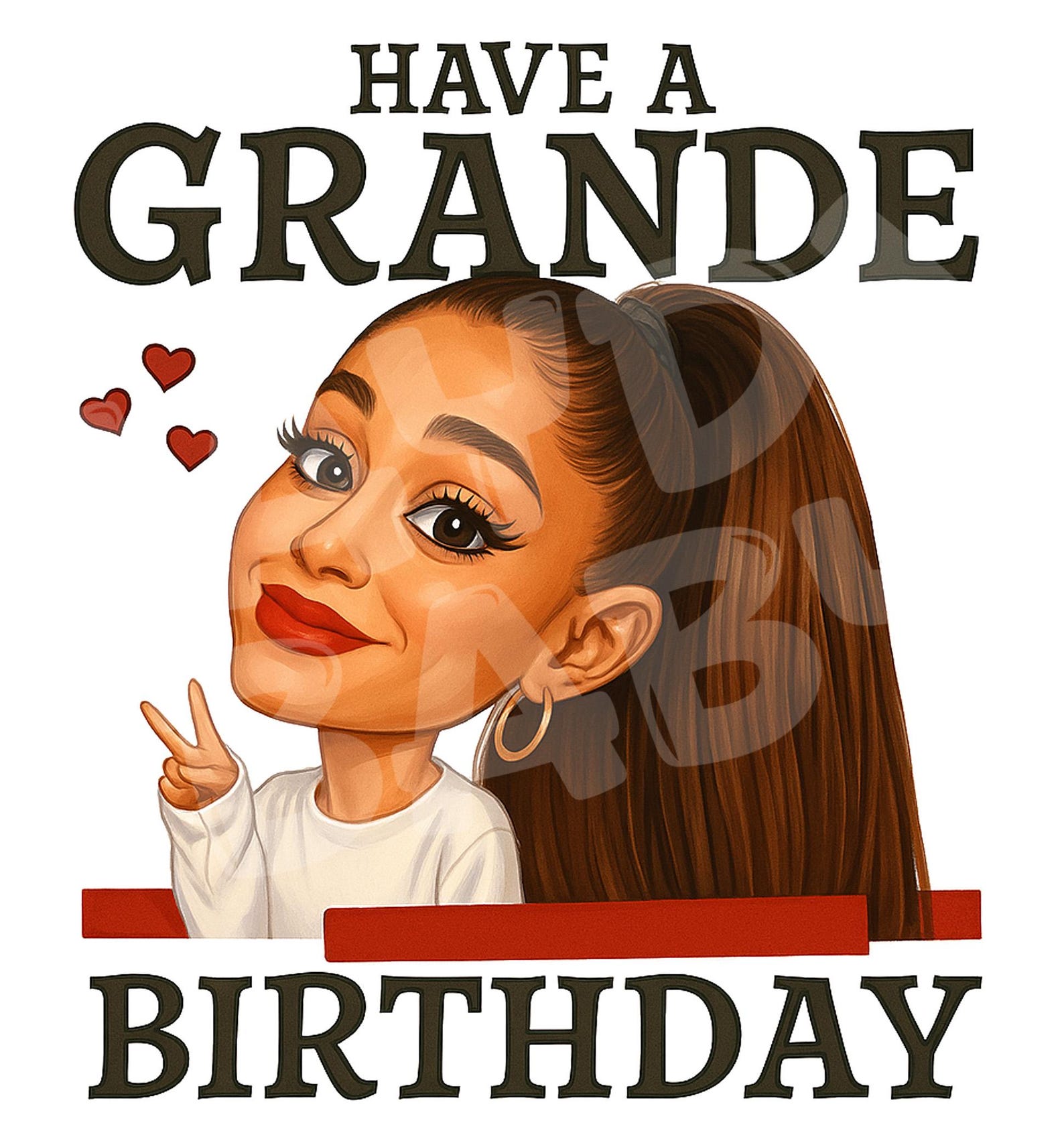 Funny Pop Star Birthday Card – Grande Diva Parody - Etsy