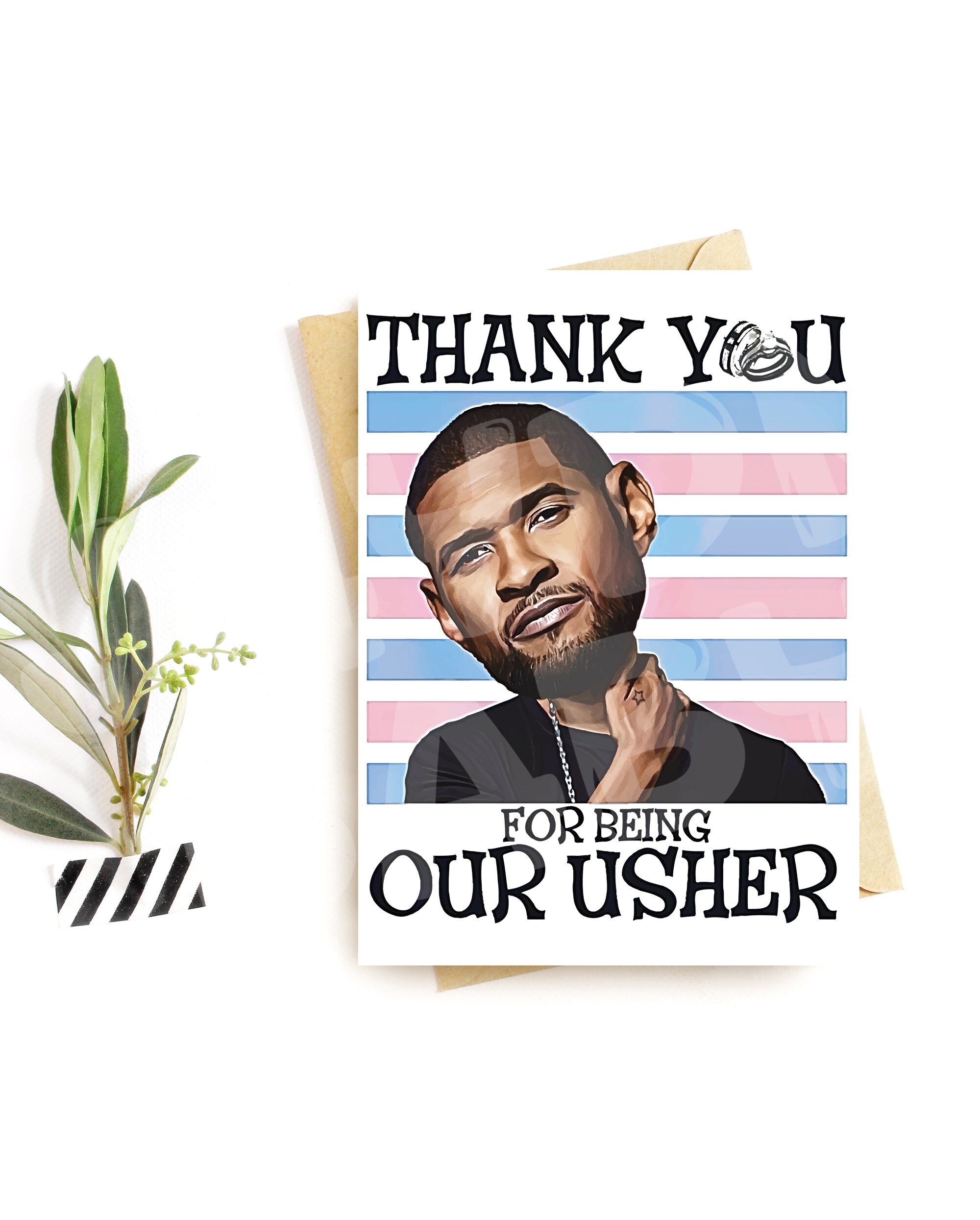 Usher Facial Hair