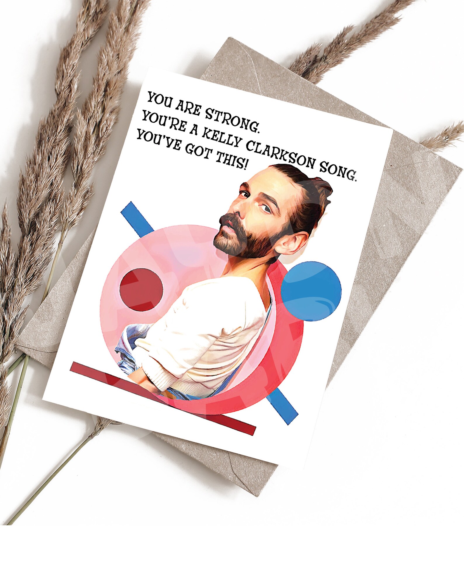 Cute Queer Show Card Jonathan Card You Are Strong Greeting - Etsy