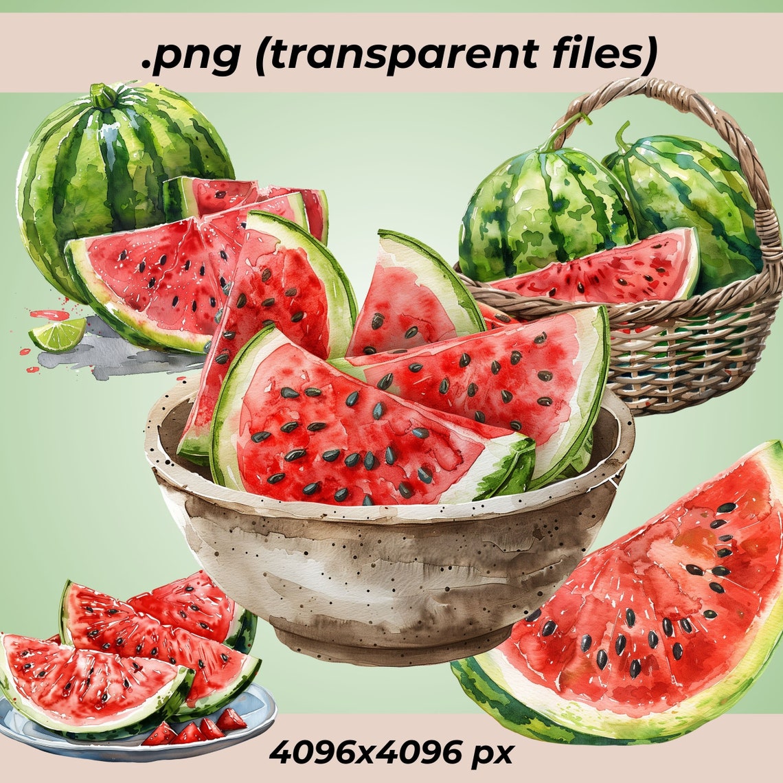 Watermelon Clipart, Watermelon Png, Watermelons Clip Art Png ...