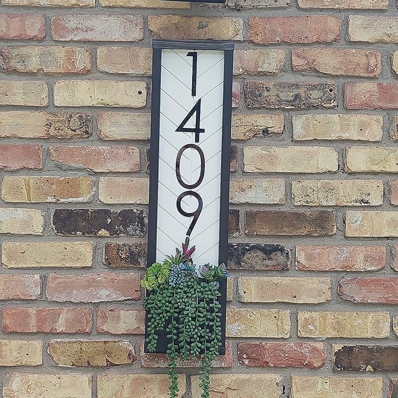 Farmhouse Address Plaque - Etsy