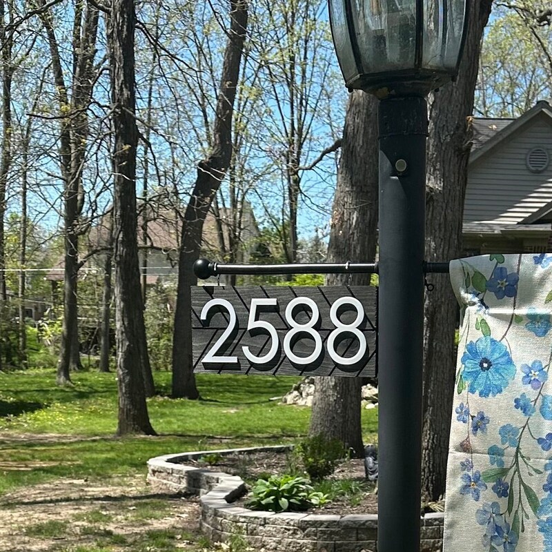 Hanging Address Sign - Etsy