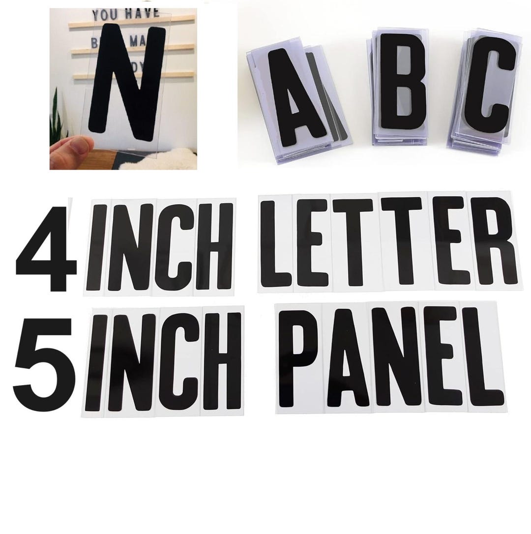 Letter Packs for Our Xl Letter Boards - Etsy