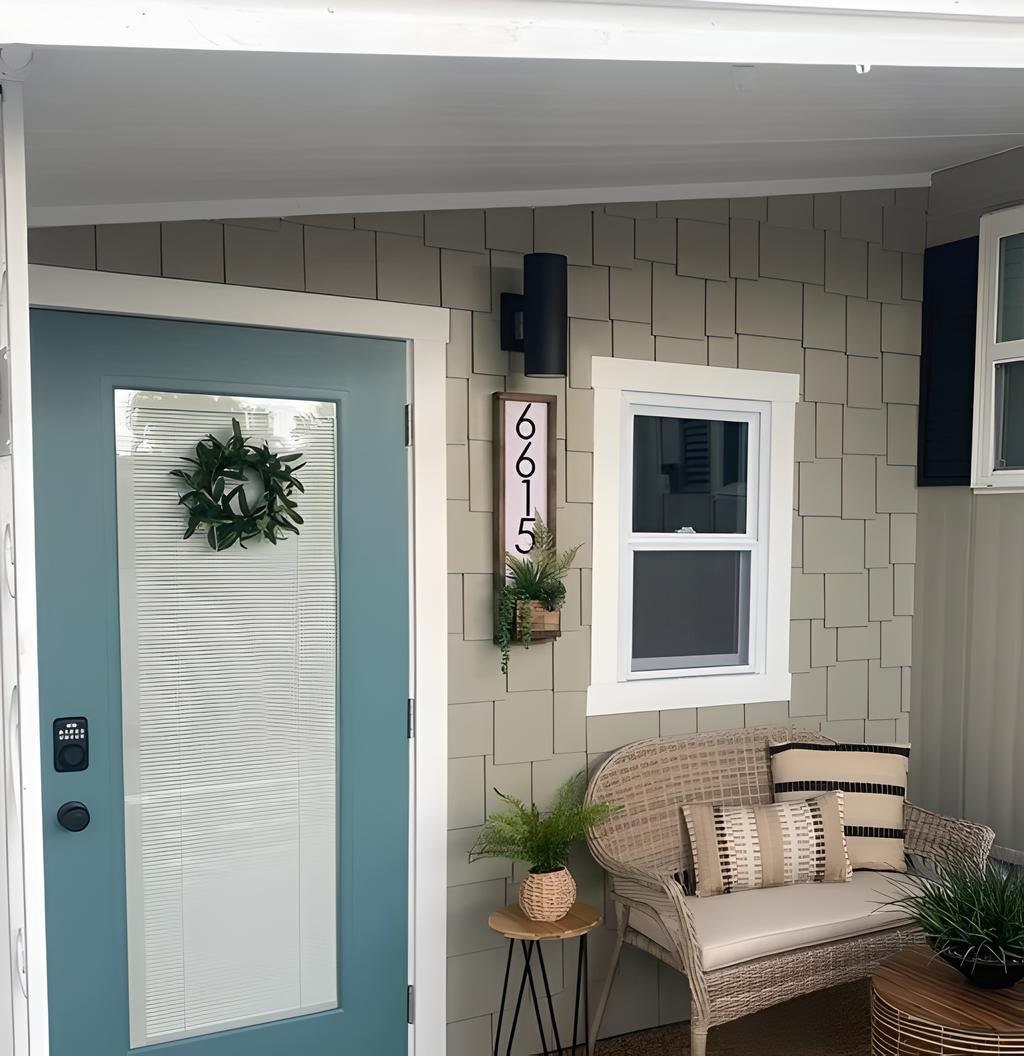 Fairview Customized Address Marker - Hanging Planter and Outdoor Sign ...