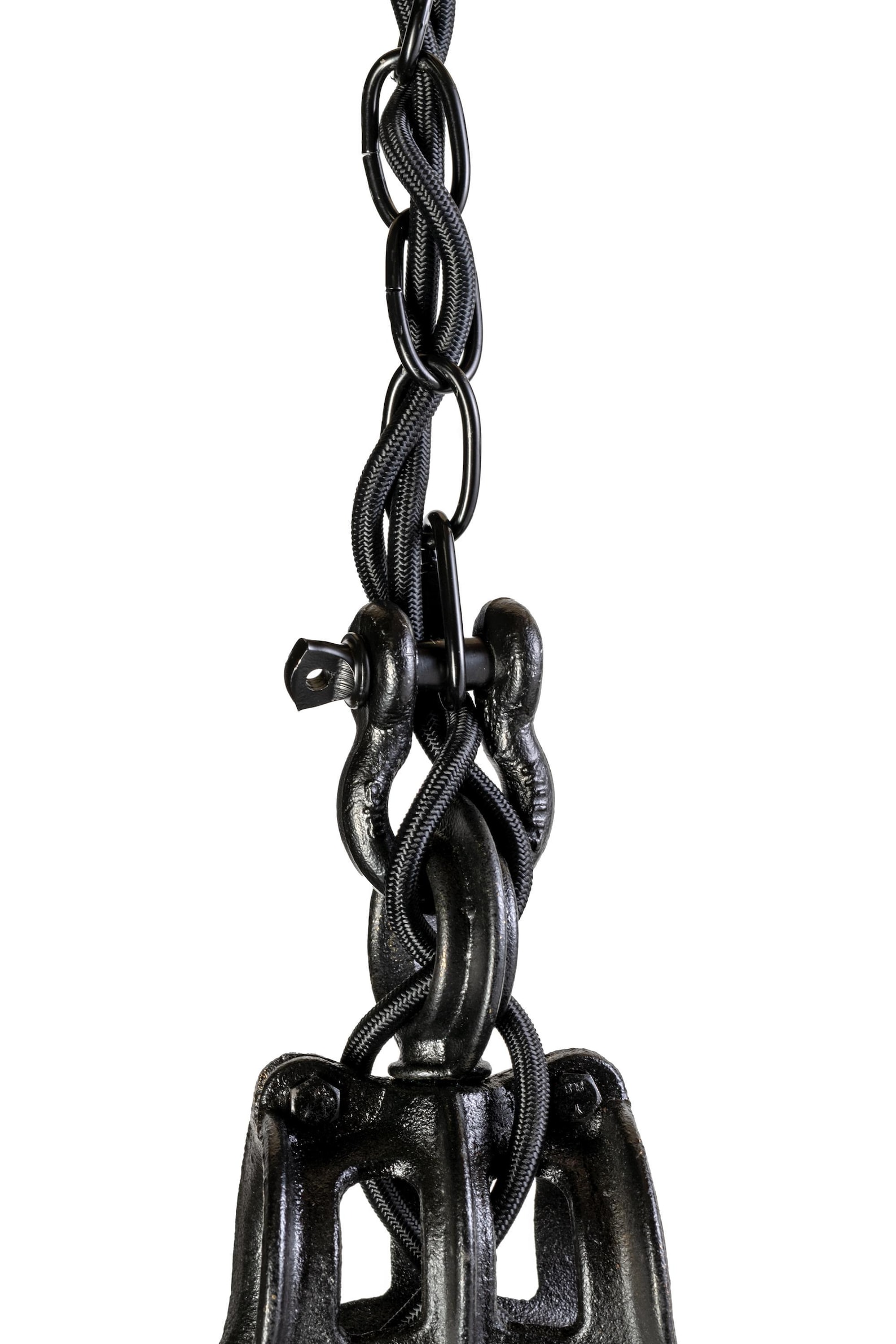 Farmhouse Pulley Light Fixture for Kitchen | Industrial Modern Hanging ...