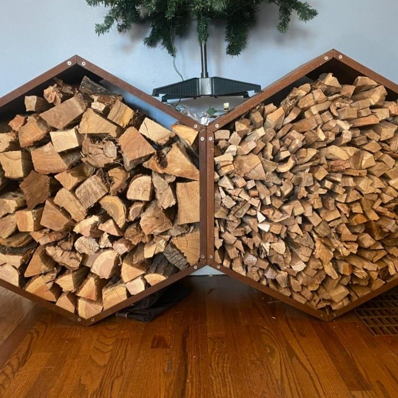 Outdoor Fire Log Stand - Etsy