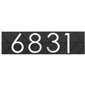 Chesapeake House Number Sign, Address Plaque Vertical, House Numbers ...