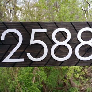 Keystone Personalized Custom Hanging Address Numbers | Double Sided ...