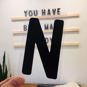 XL LETTERBOARD, Letter Boards, Nursery Wall Art, Large Letter Board ...