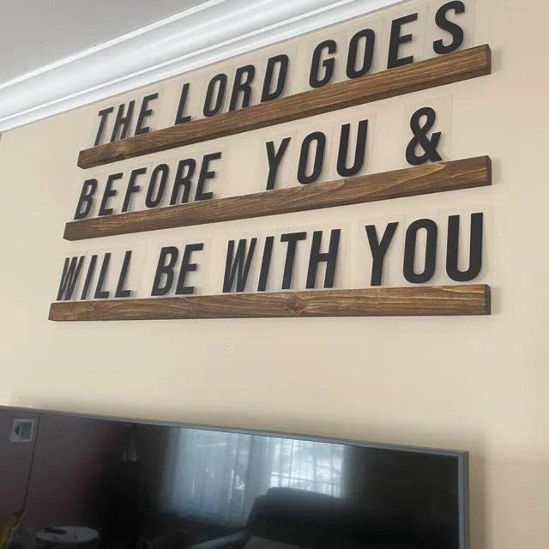 Xl Letterboard - Customized Bible Verse Sign - Personalized Christian ...