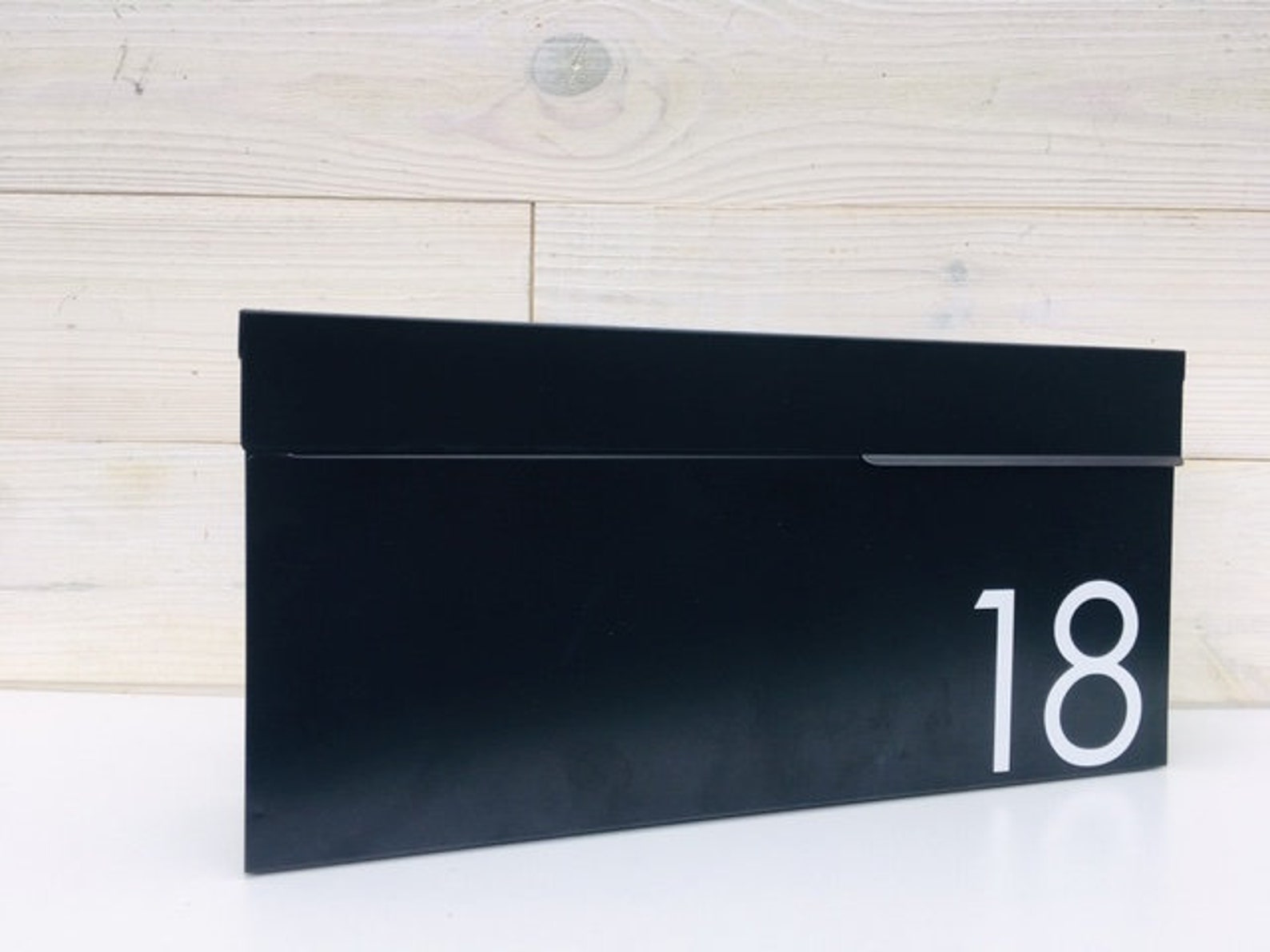 Mailbox Wall Mount Mailbox Modern Mailbox Black Mailbox - Etsy