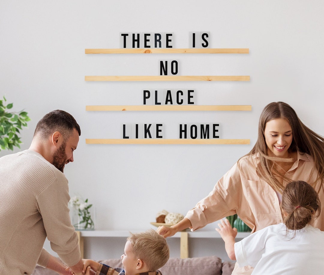 XL LETTERBOARD | No Place Like Home | Letter Ledge | Statement Shelf ...