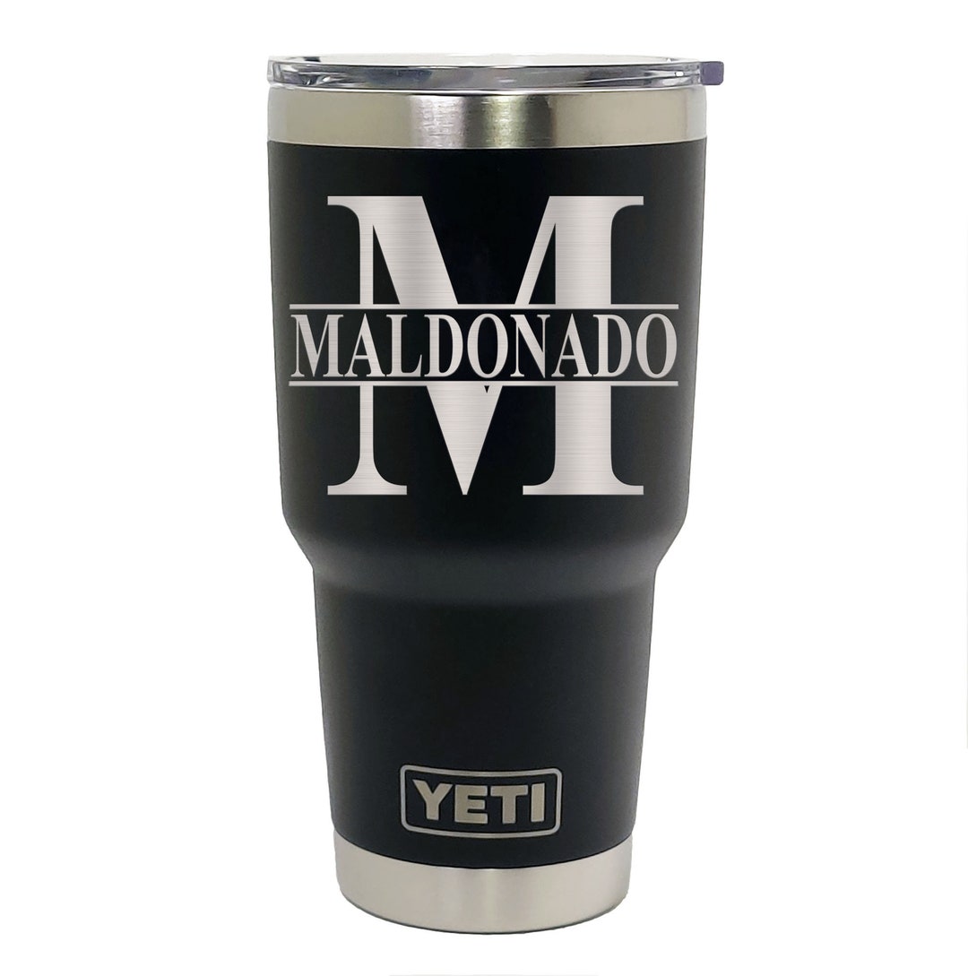 YETI Stainless Steel Tumbler Laser Engraved 20 or 30 Oz. - Personalized ...