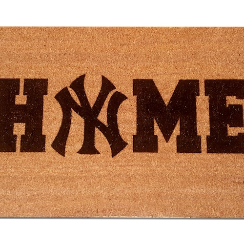 New York Yankees Laser Engraved Home Door Mat Coir Coconut - Etsy