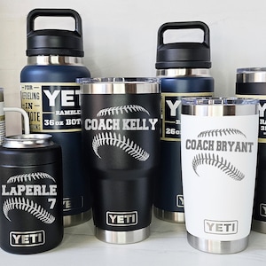YETI Personalized BASEBALL / SOFTBALL Player, Coach Gift. Laser ...