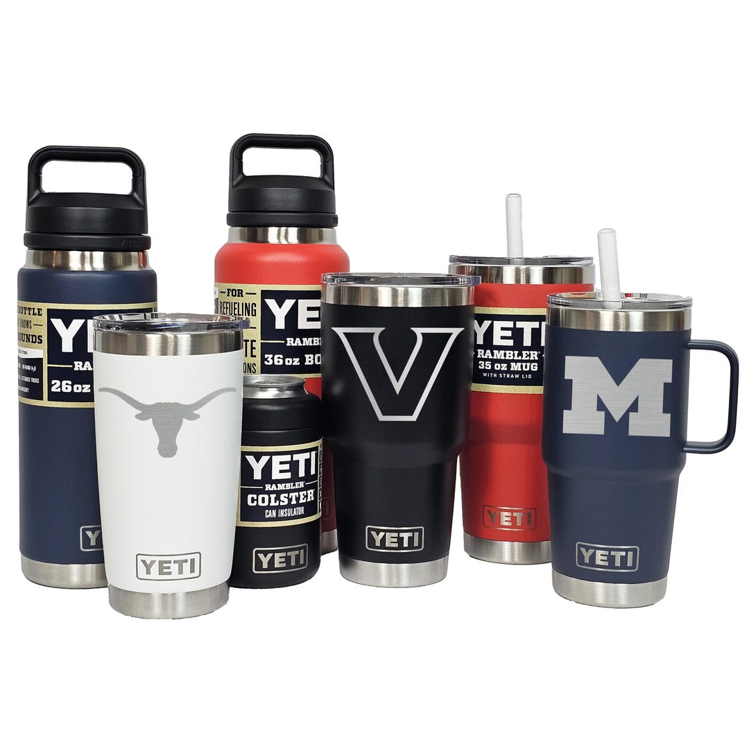 Personalized COLLEGE or UNIVERSITY of Choice, Laser Engraved YETI ...