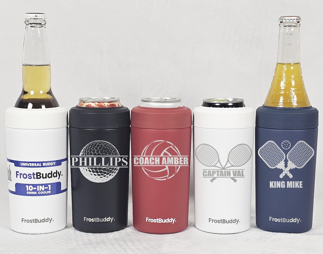 Frost Buddy Can Cooler, Fits 12 and 16 Oz. Cans and Bottles ...