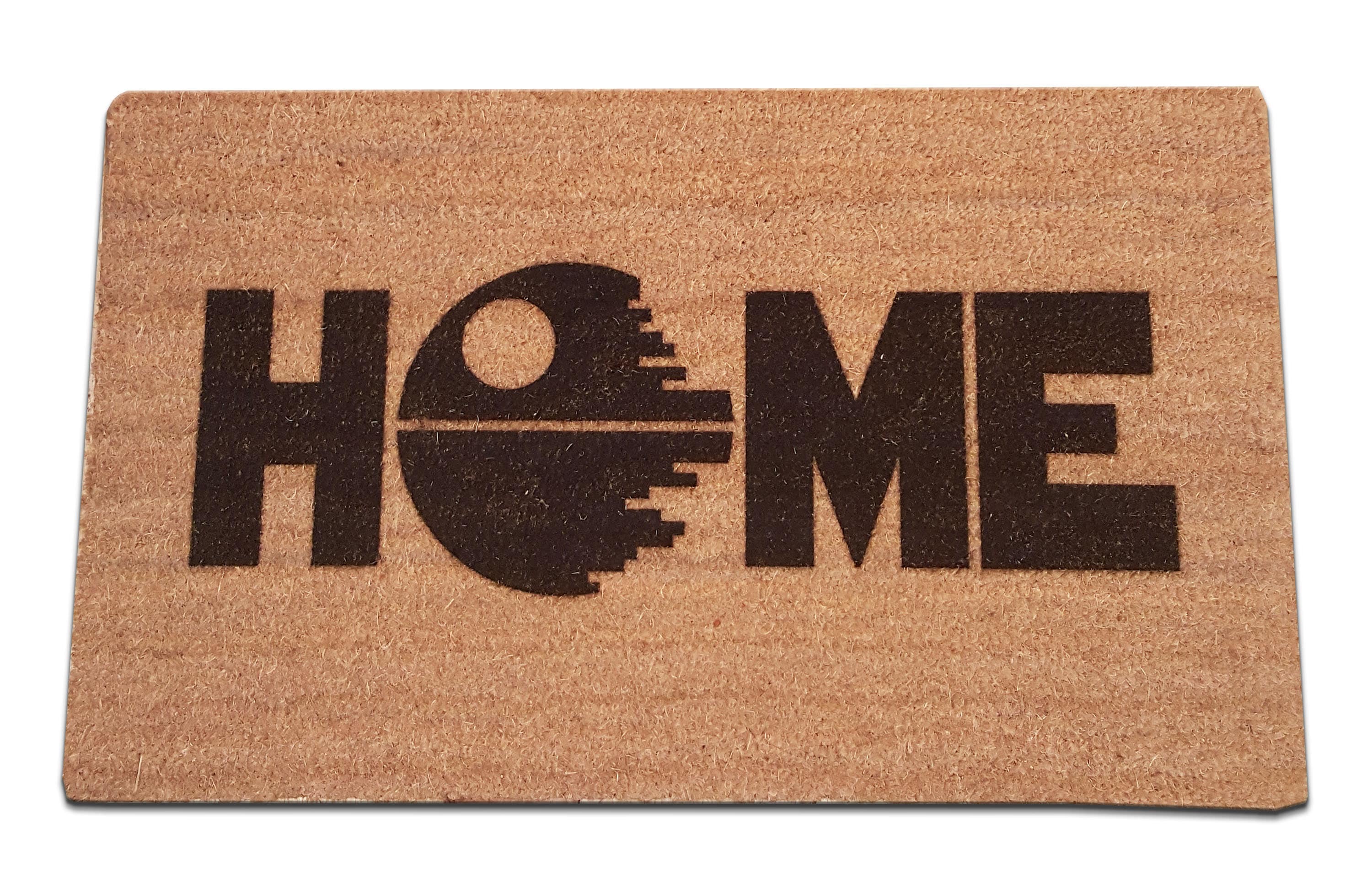 Death Star Home Laser Engraved Welcome Door Mat - Coir, Coconut Hair ...