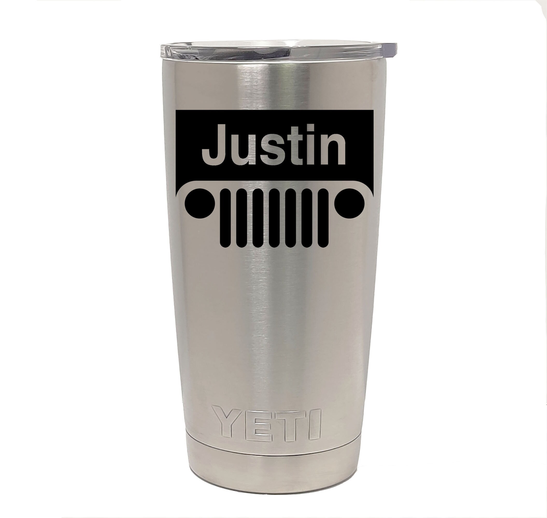 YETI Negro Acero Inoxidable Grabado Láser 20 o 30 oz. Jeep | Etsy