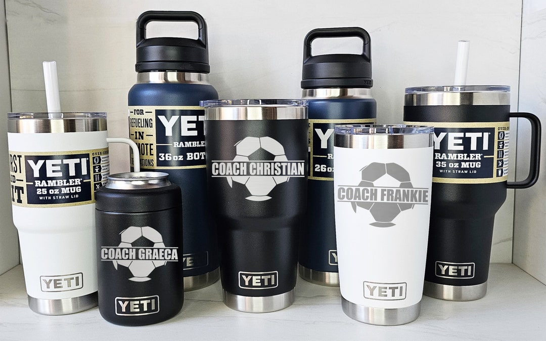 YETI Personalized SOCCER Ball Player, Coach Gift, Laser Engraved ...
