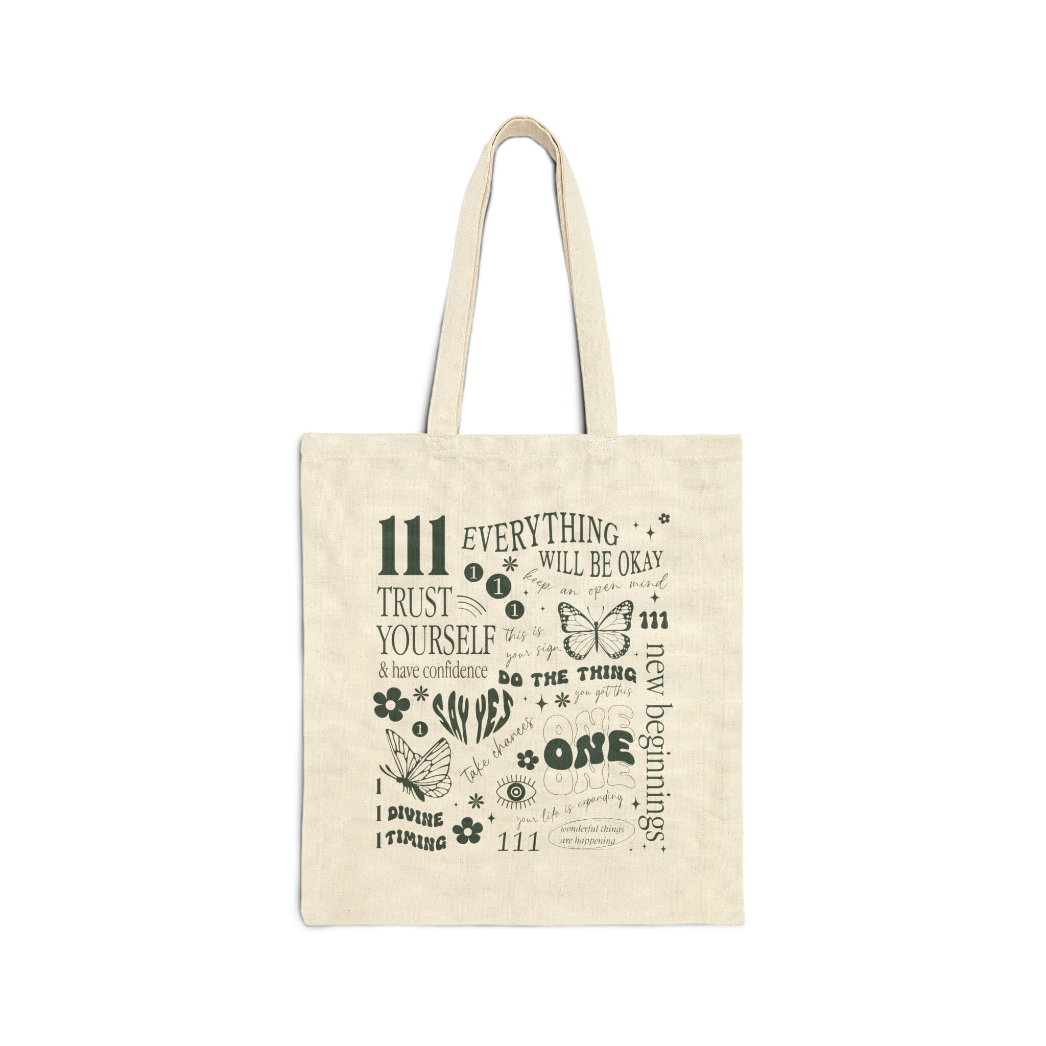 Angel Number Tote Bag 111 Tote Bag 111 Grocery Bag Angel Numbers Tote ...